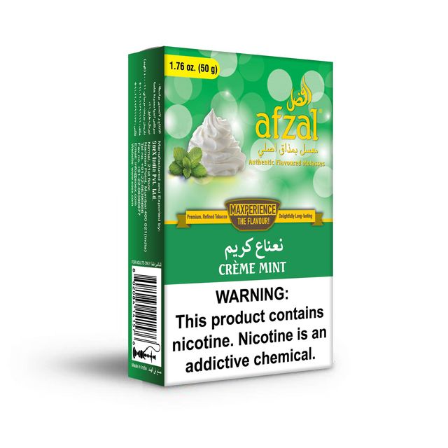 Buy Afzal Cream Mint Hookah Flavors – Refreshing Cream and Mint Blend